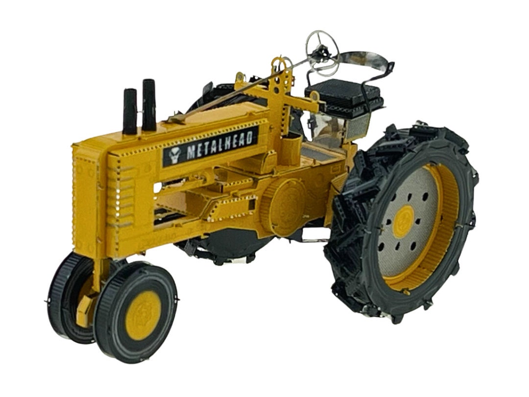 Farm Tractor Metal Model Kit 3D Puzzle Craft Gift Laser Cut Puzzles ...