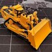 Dozer Dump Truck Excavator Metal Model Kit Bulldozer Dozer With 3D ...