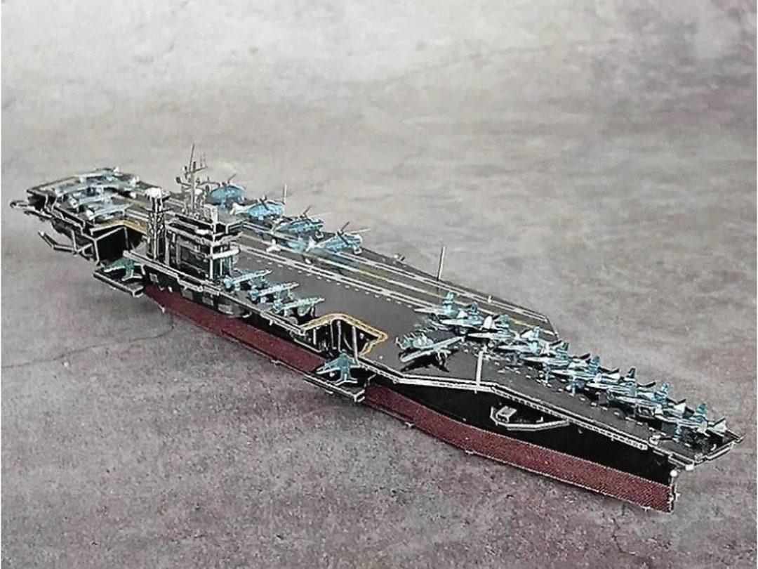 USS Theodore Roosevelt Carrier Craft Gift Laser Cut Puzzles Jigsaw ...