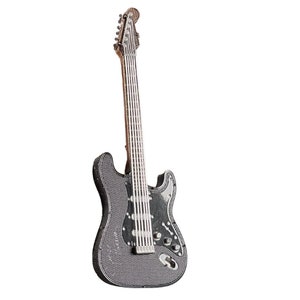 Guitar of George Harrison Metal Model Kit 3D Puzzle Craft Gift Laser ...