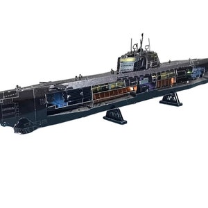 DIY 3D Submarine Puzzle Kit Precision Laser Cut Metal Model, Engaging ...