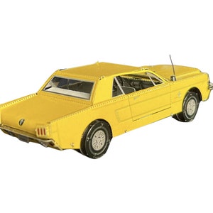 Ford mustang 1965 Metal Model Kit 3D Puzzle Handwerk Geschenk Laser Cut ...