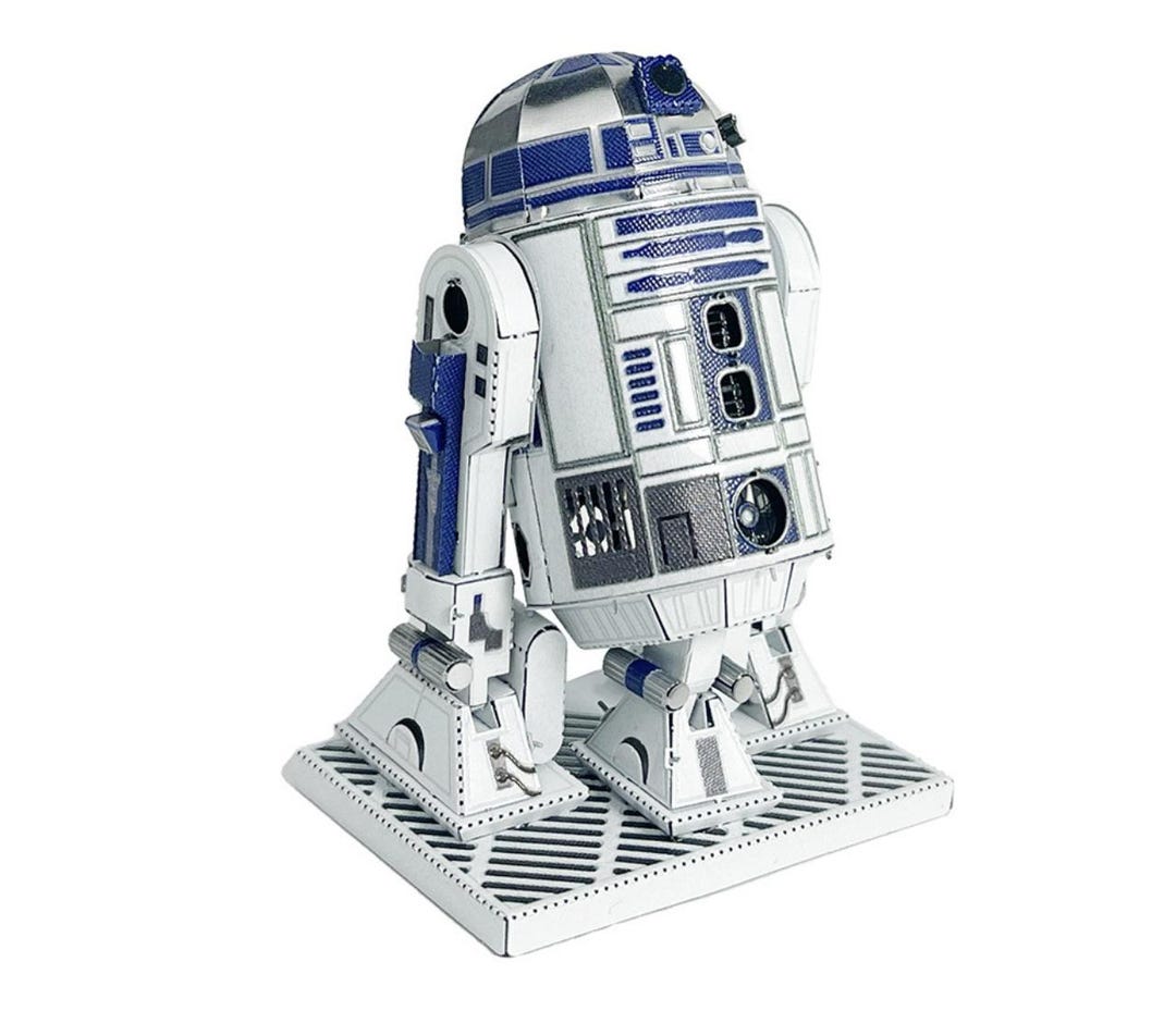 Star Wars R2-D2 R2D2 Robot Metal Model Kit 3D Puzzle Craft Gift Laser ...