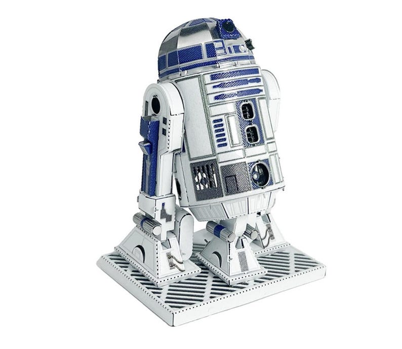 Star Wars R2-D2 R2D2 Robot Metal Model Kit 3D Puzzle Craft Gift Laser ...
