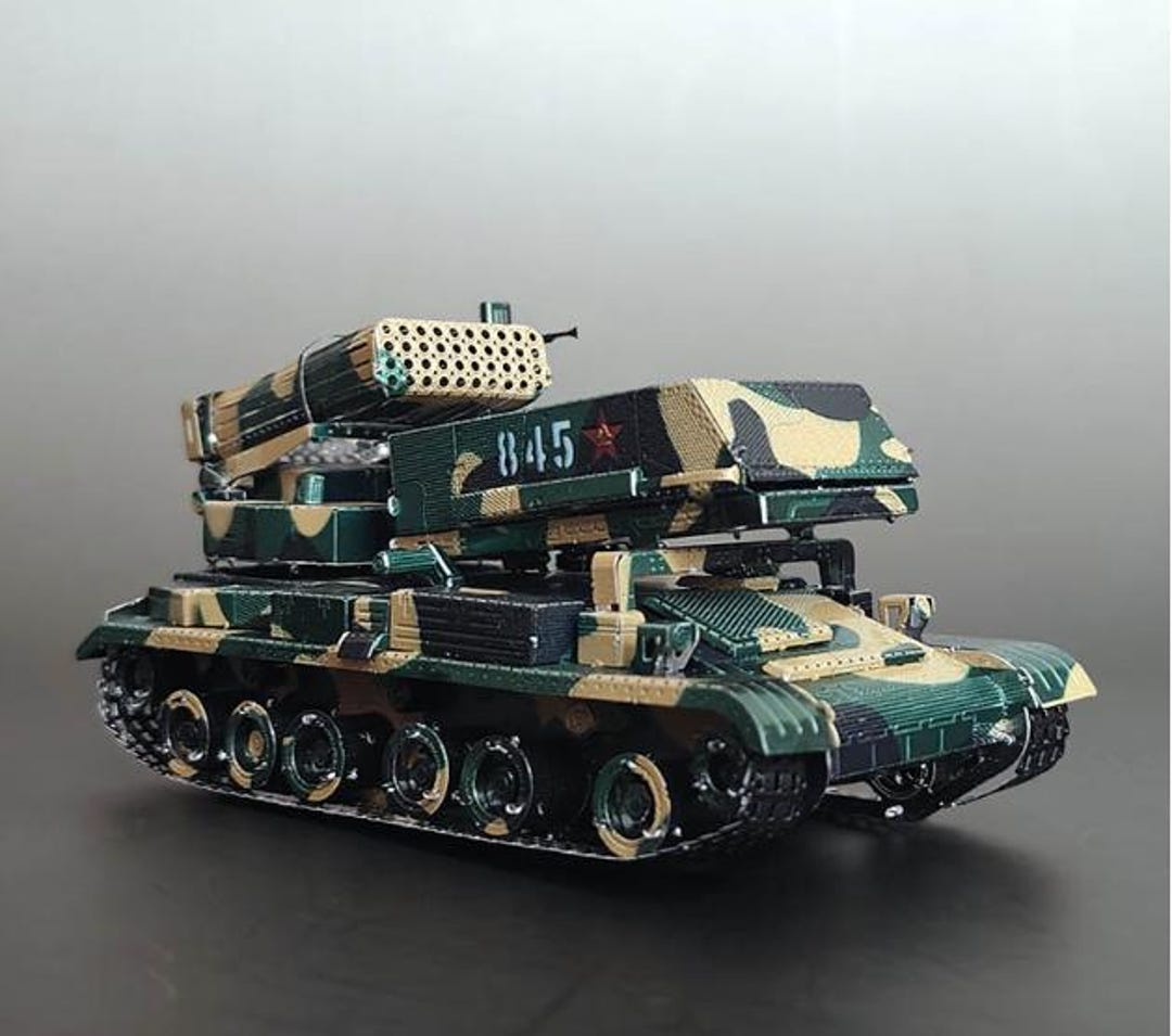 Multi-barrel Rocket Launcher Craft Gift Laser Cut Puzzles Jigsaw Hobby ...