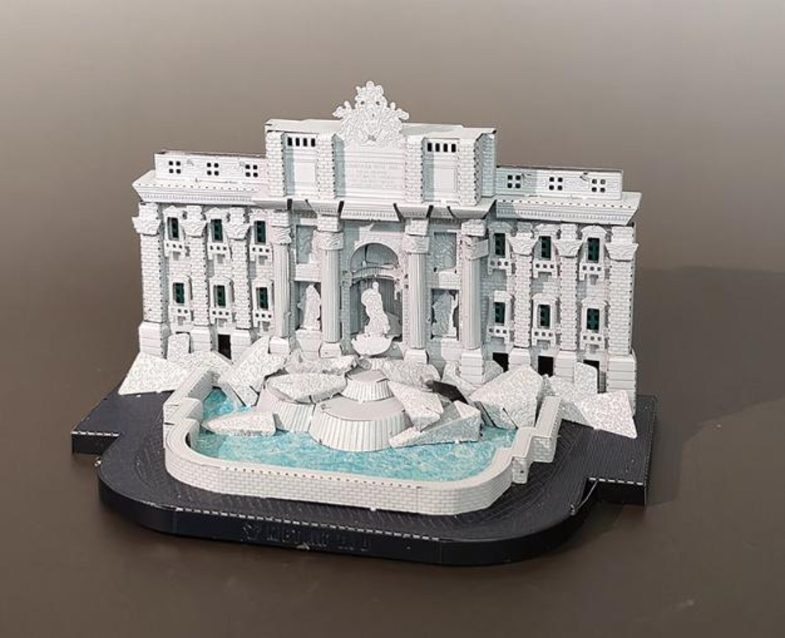The Trevi Fountain 3D Jigsaw - DIY Metal Model Kit, Rome Fontana Di ...