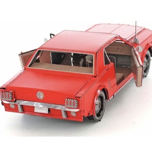 Ford mustang 1965 Metal Model Kit 3D Puzzle Handwerk Geschenk Laser Cut ...