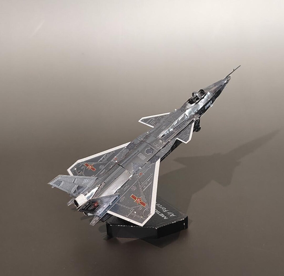 Chengdu J-20 Mighty Dragon Metal Model Kit 3D Puzzle Craft Gift Fighter ...