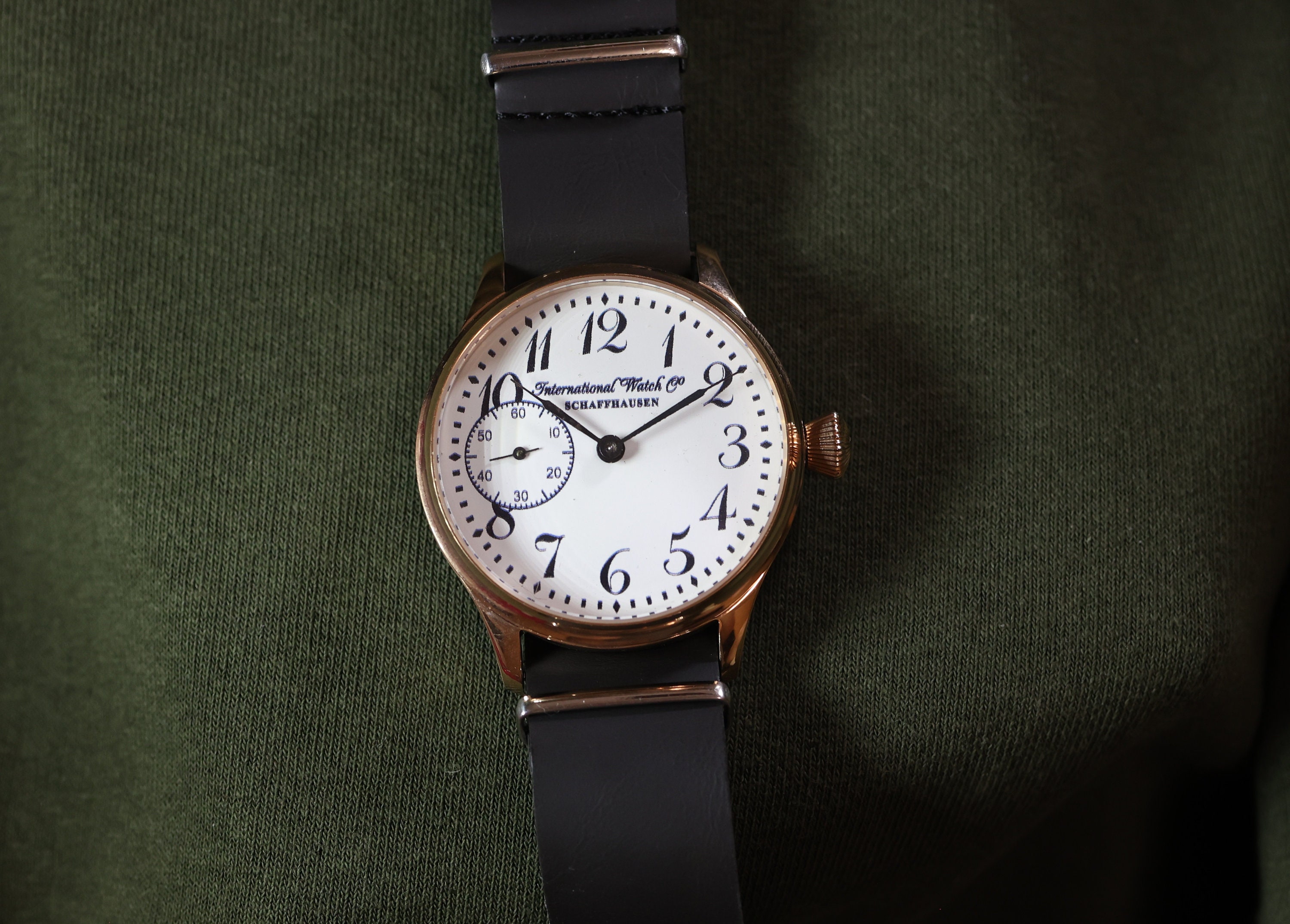 Big Watch Molnija IWC Schaffhausen / Rare Dial Men's Movement Molnija ...