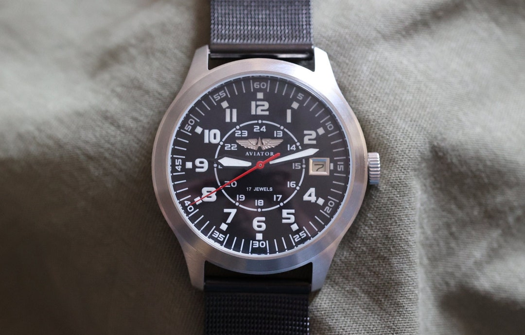 Poljot Watch Aviator, Military Watch, Pilot Watch, Vintage Watch ...
