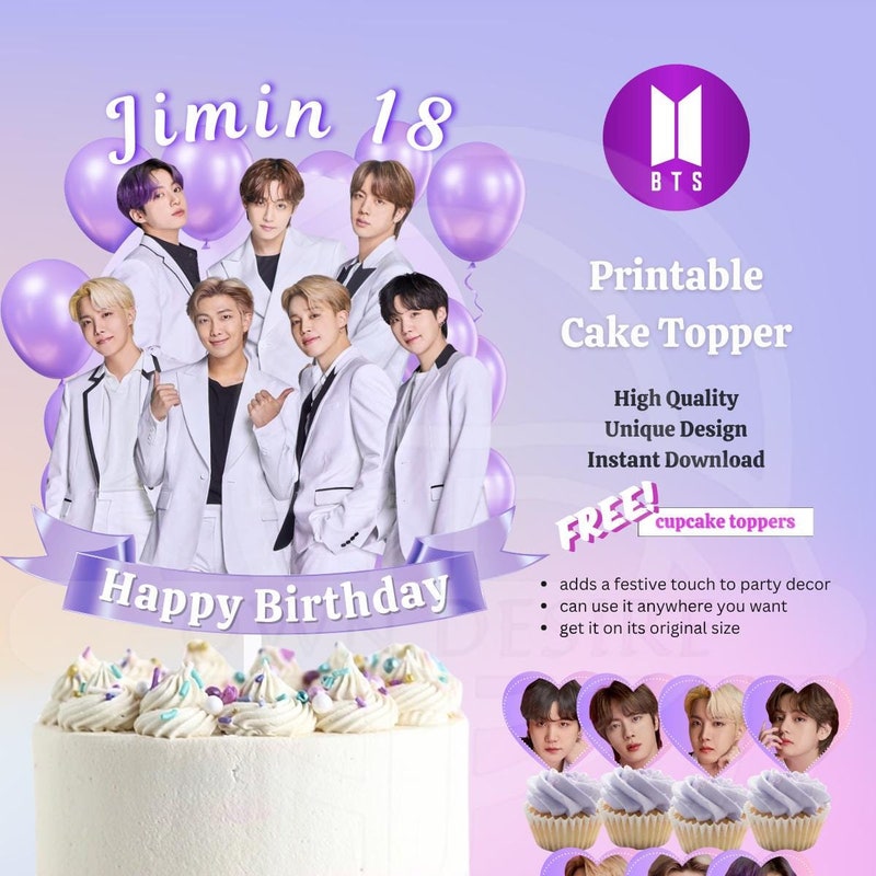 Printable Bts Stickers - Etsy