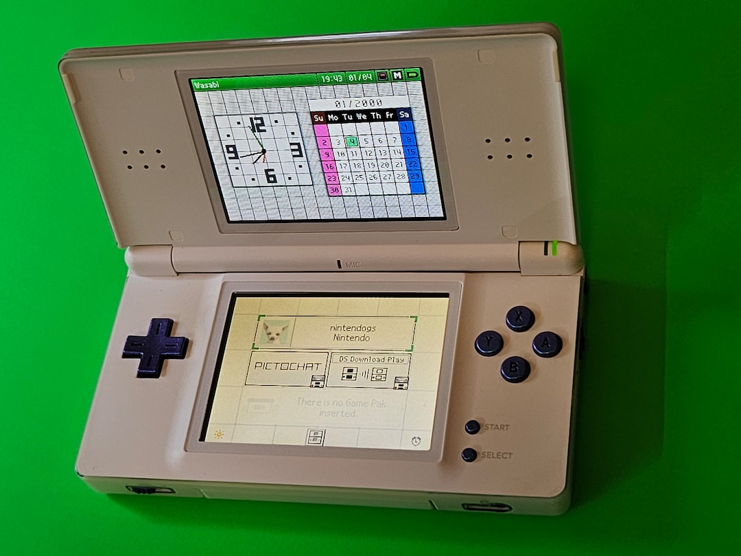 White DS Lite Bluepurple Custom Buttons refurbished - Etsy