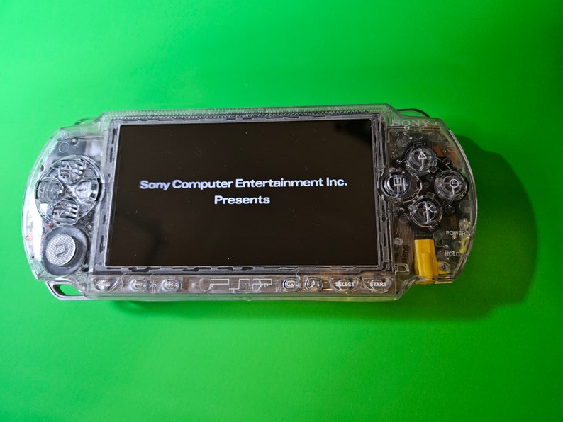 Clear PSP Refurbished Custom Console. sony PSP 1000 - Etsy