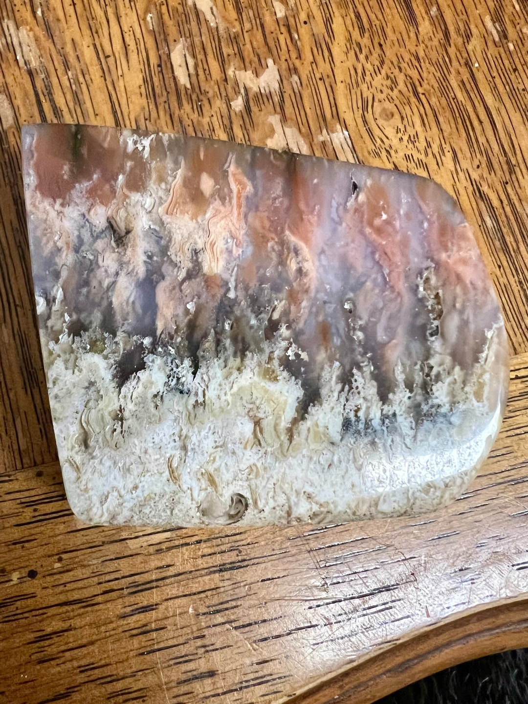Regency Rose Plume Agate Graveyard Point - Etsy