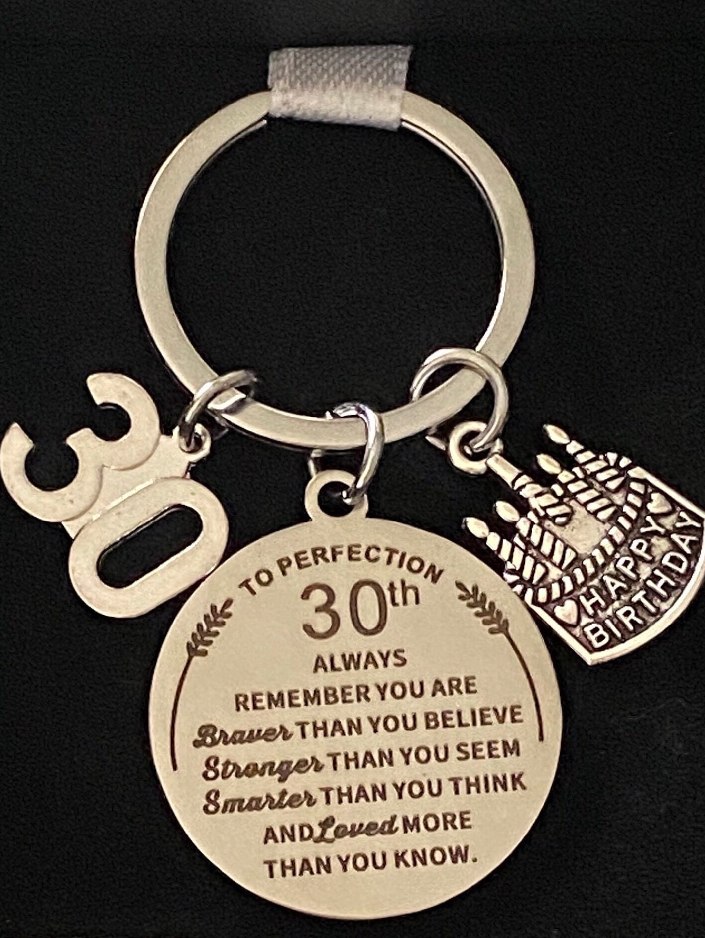 Special Birthday Keyring 18th 21st 30th 40th 50th 60th Present ...