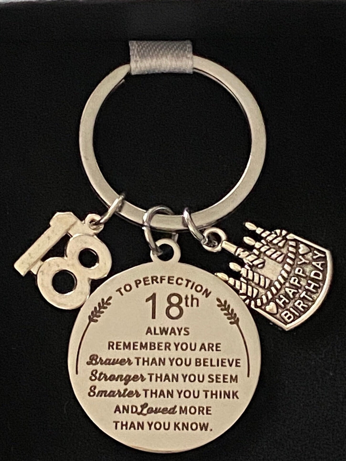 Special Birthday Keyring 18th 21st 30th 40th 50th 60th Present ...