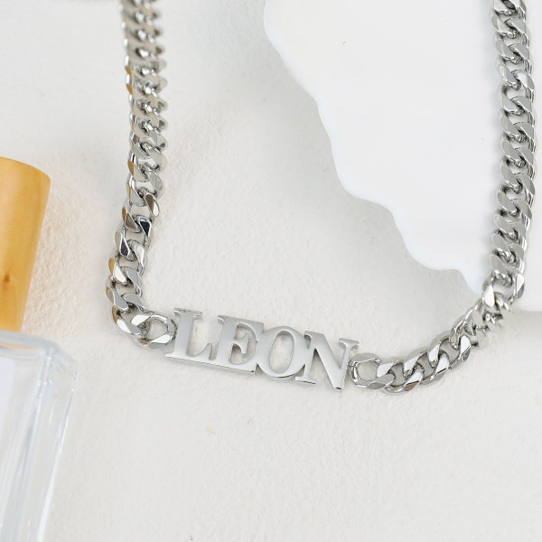 Custom Name Necklace Sterling Silver - Etsy