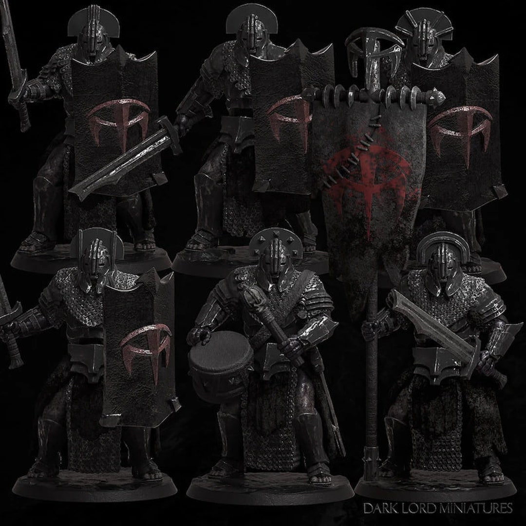 Tower Guards / Hero Enemy 3D Printed Miniature Dnd Miniature - Etsy