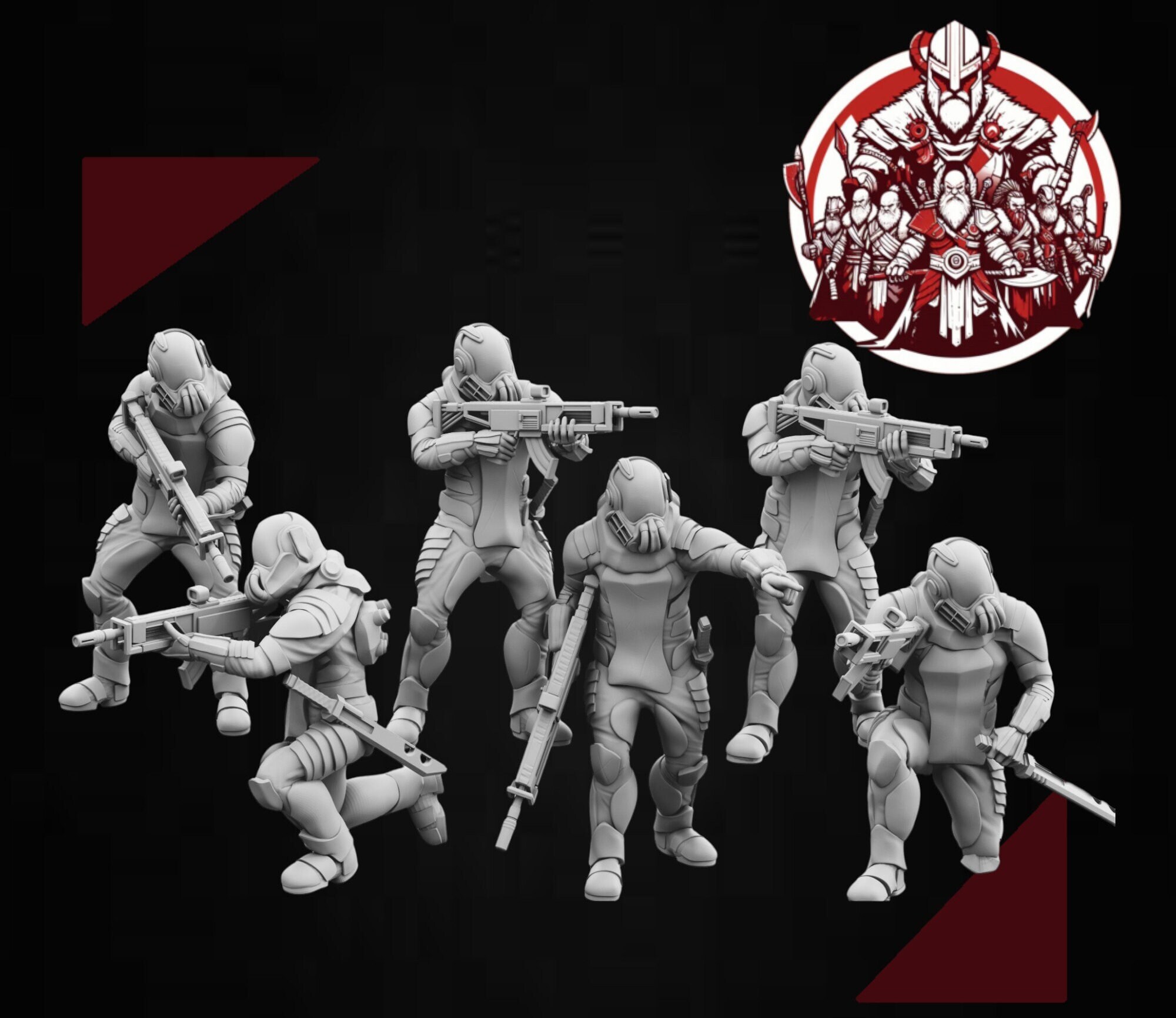 Sardaukaer / Premium 3D Printed Fantasy Tabletop Miniature 28mm 32mm - Etsy