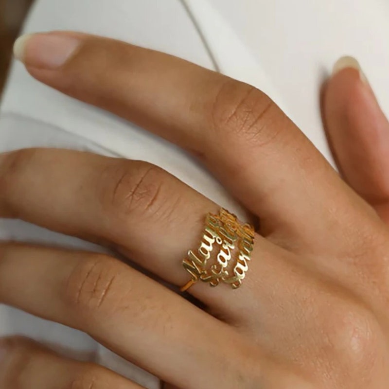 Name Ring - Etsy