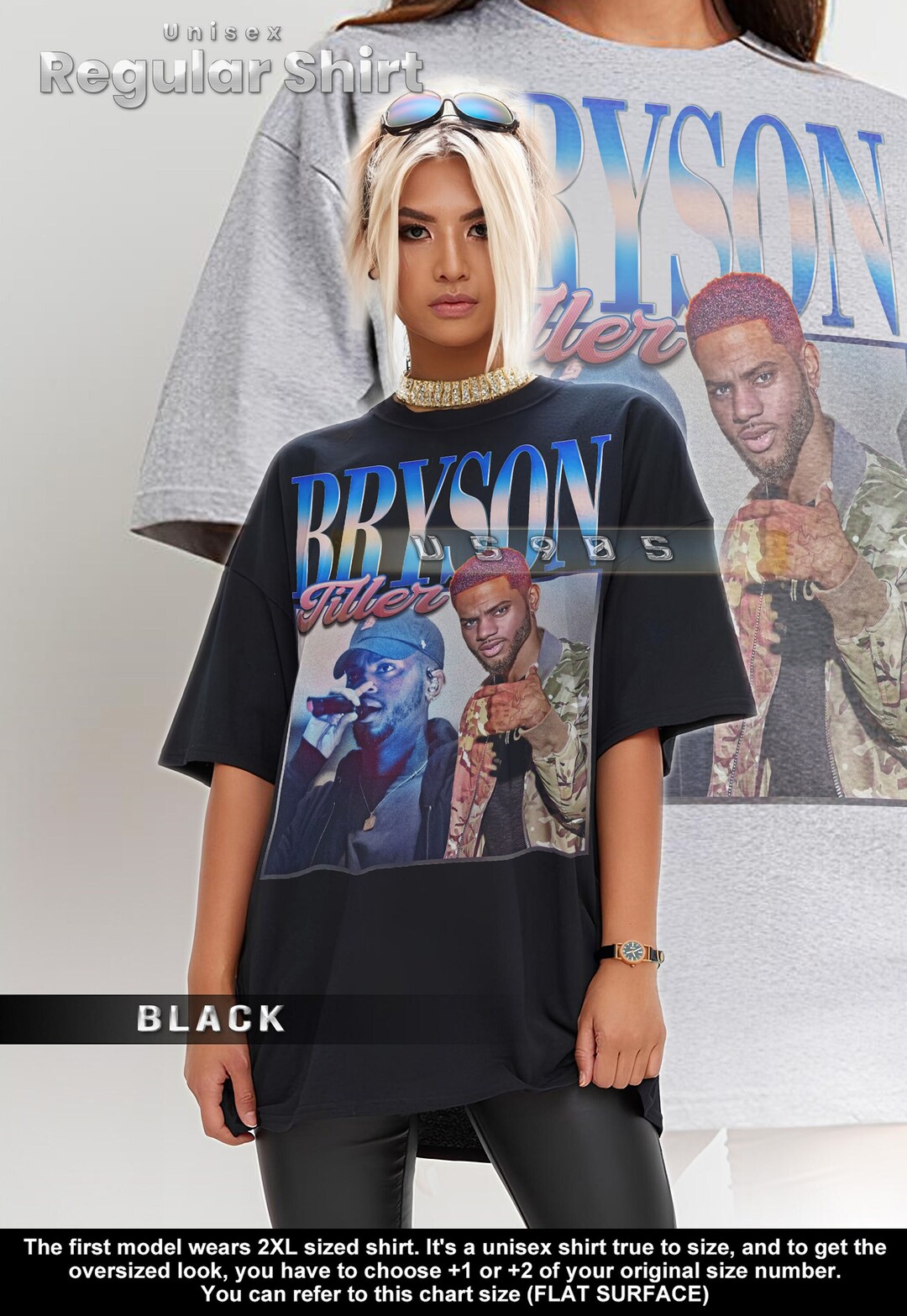 BRYSON TILLER Shirt, Bootleg Bryson Tiller Vintage Shirt, Bryson Tiller ...