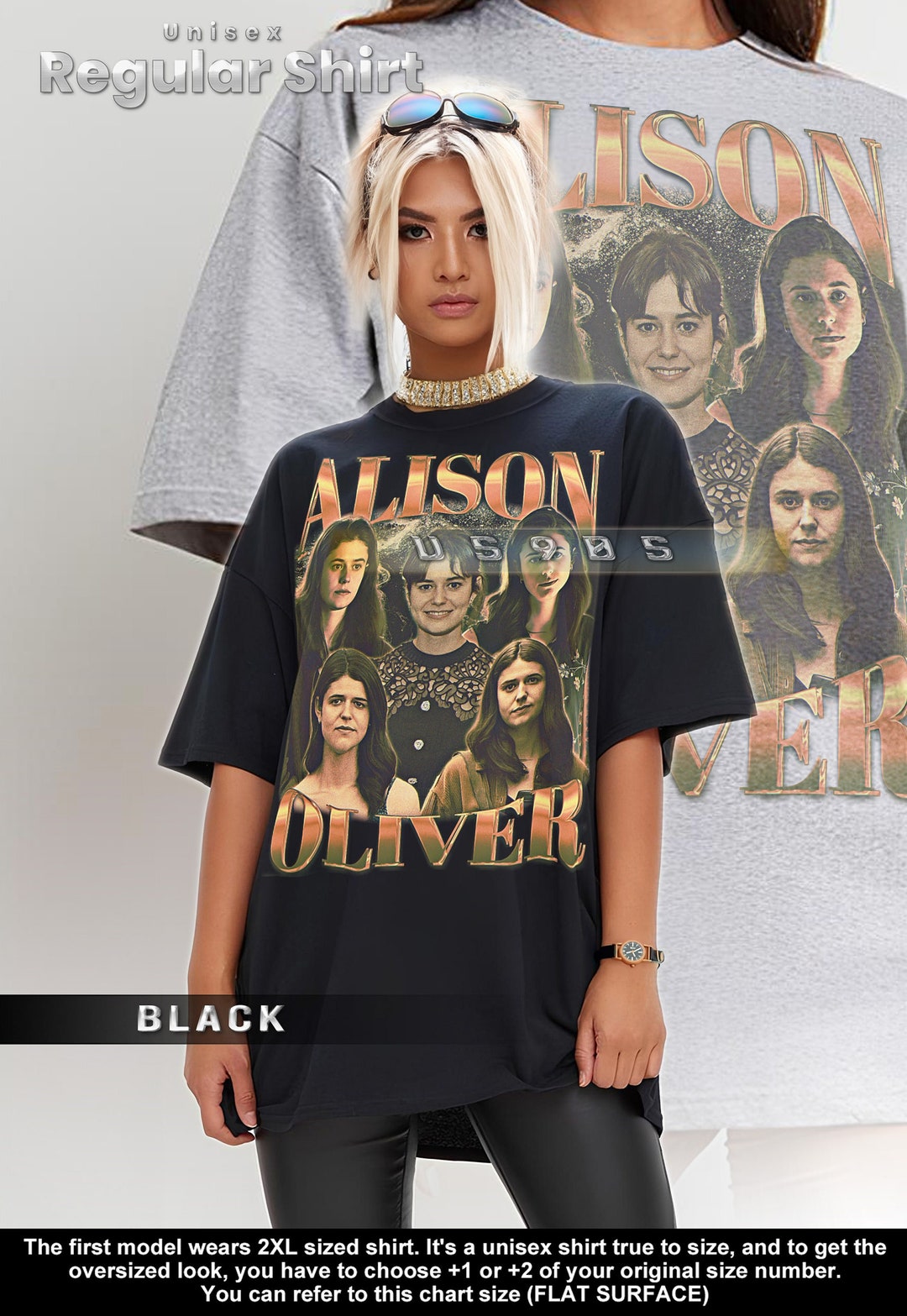 ALISON OLIVER Vintage Shirt, Alison Oliver Homage Tshirt, Alison Oliver ...
