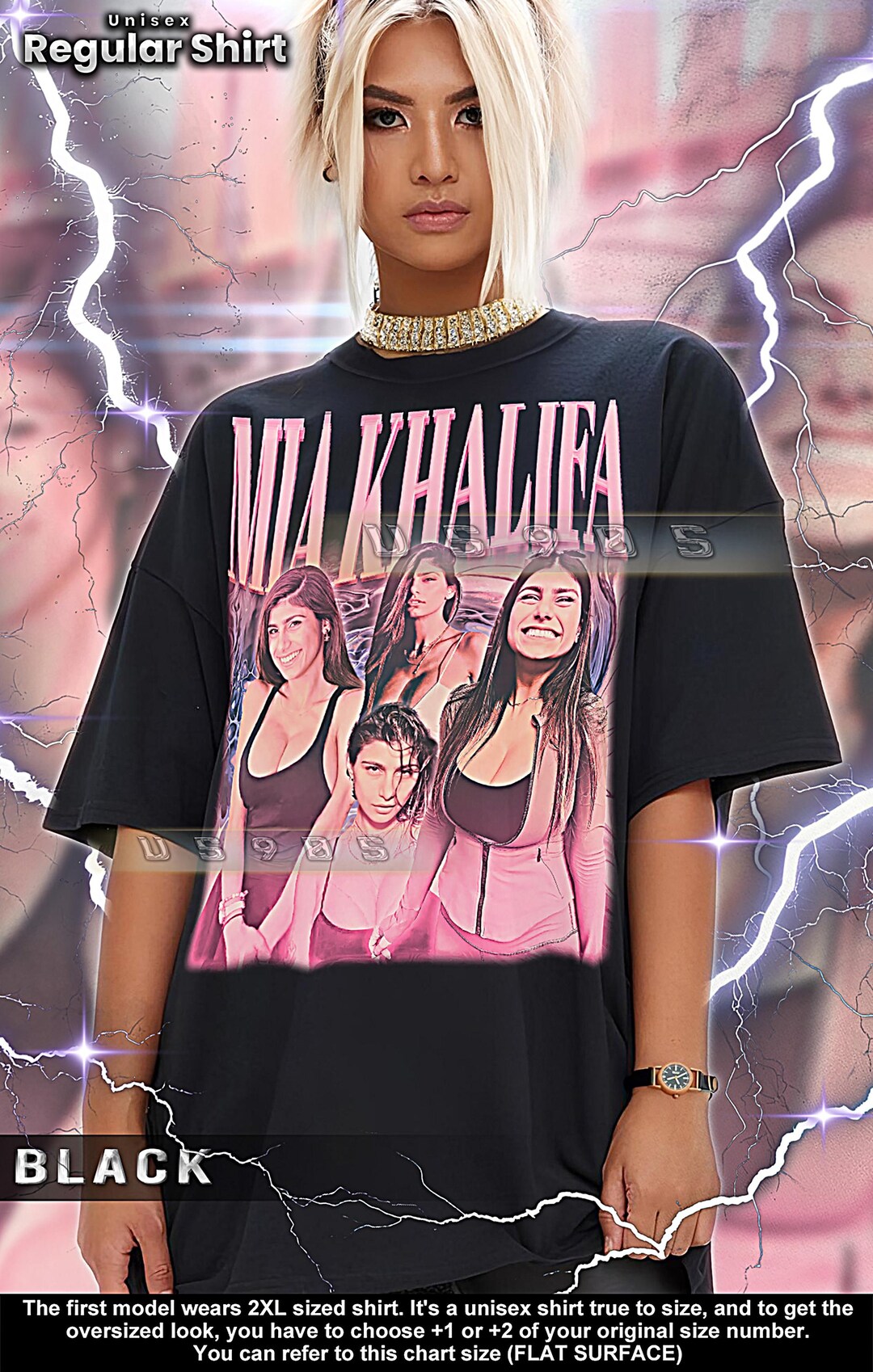 MIA KHALIFA Shirt, Mia Khalifa Retro Tee, 90s Internet Icon Bootleg ...