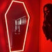 Coffin Mirror Neon Sign: Goth Decor, Gothic Decor, Dark Art Sign ...