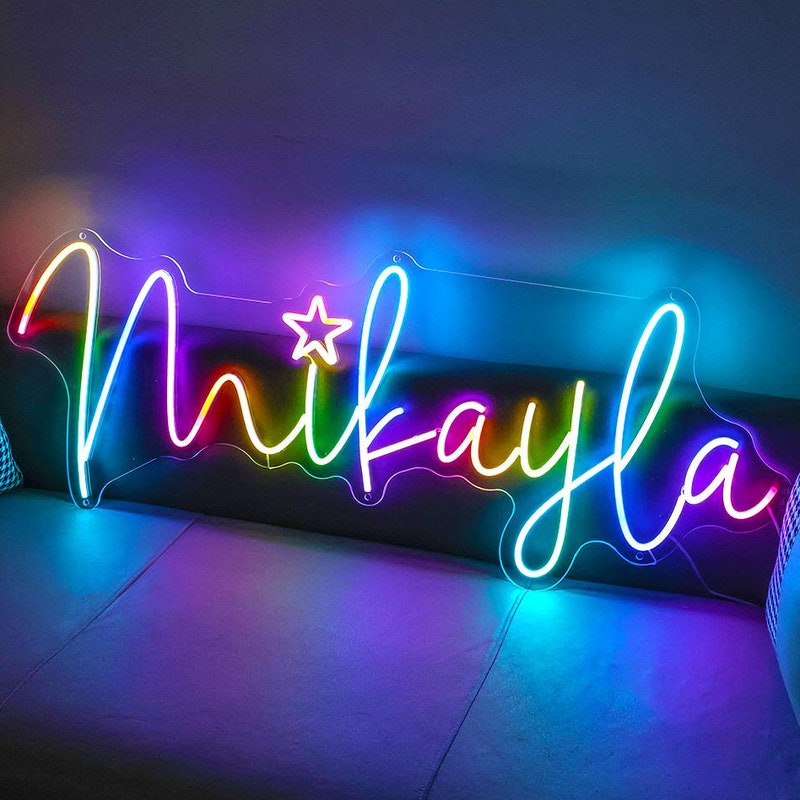 Neon Name Sign - Etsy