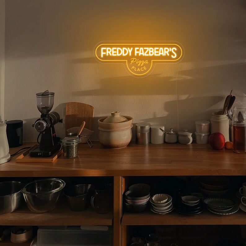 Five Nights at Freddys Neon Sign, FNAF Inspired Neon Sign, Personalized ...