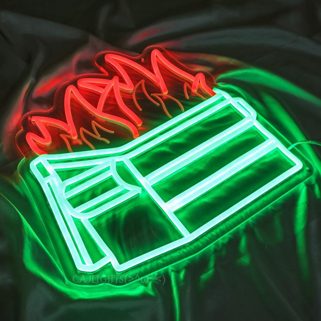 Dumpster Fire - I AM FINE Neon Sign, Funny Dumpster Fire Decor, Custom ...