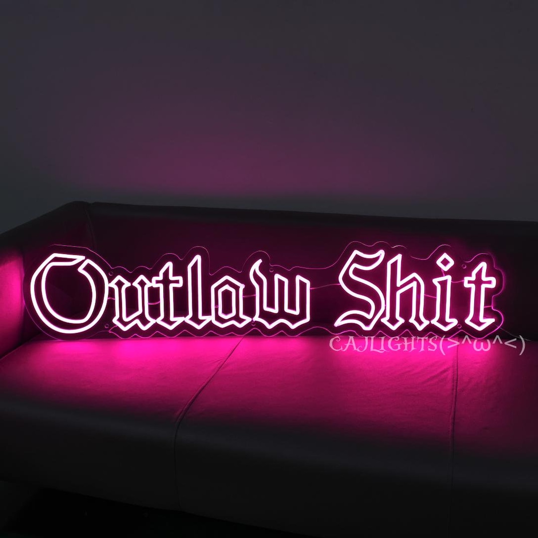 Custom Gothic Name Neon Sign, Old English Font Sign, Custom Name Neon ...