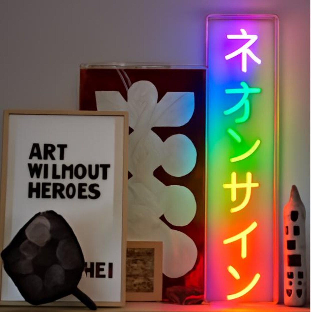 Custom Multicolor Japanese Led Neon Sign, Custom Kanji Kanatana Sign ...