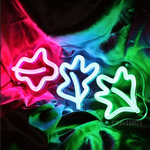 Hi Hi Leaves Neon Sign, Heartstopper Inspired Neon Sign, Personalized ...