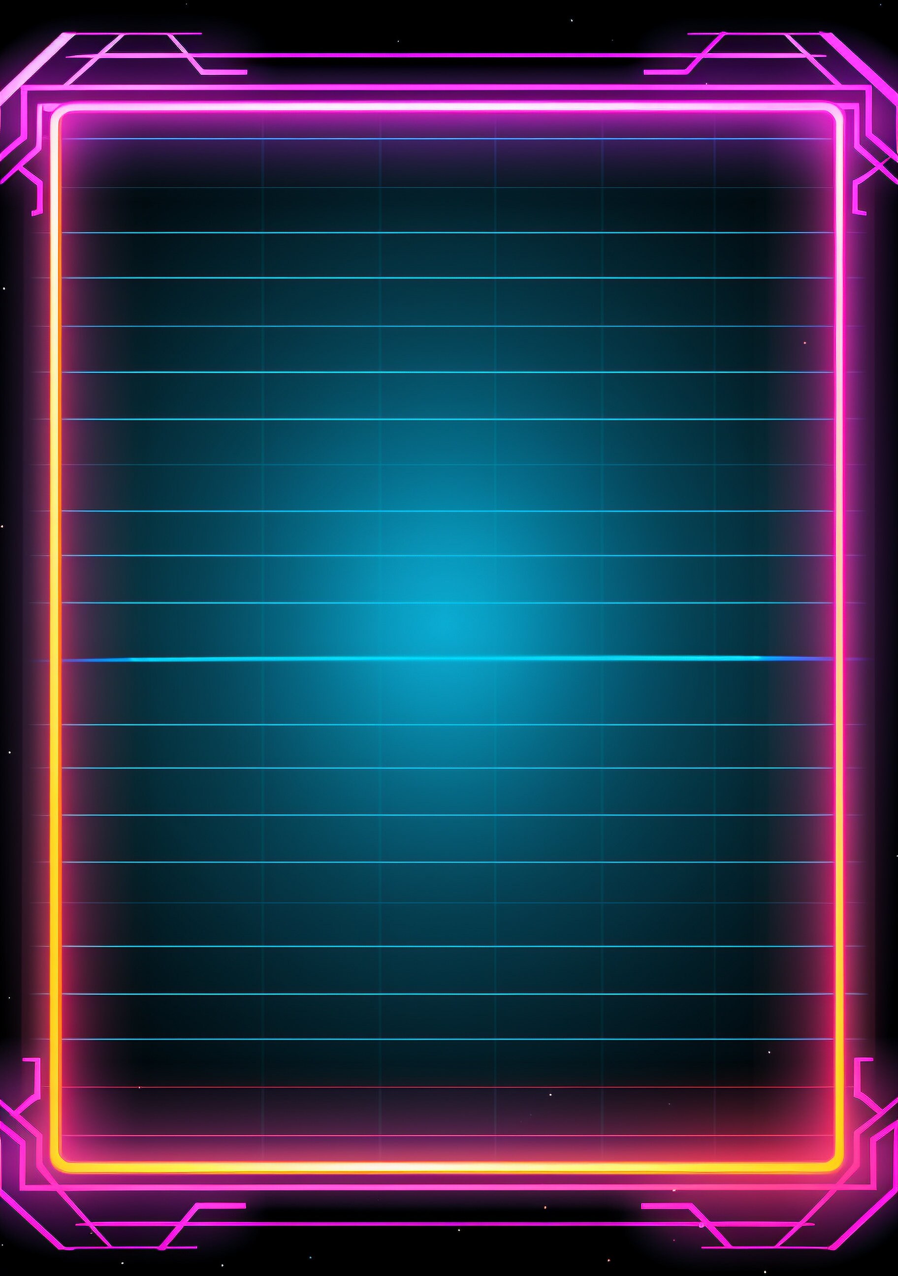 Neon Grid Digital Collection Artistic Sketches Creative Backgrounds ...