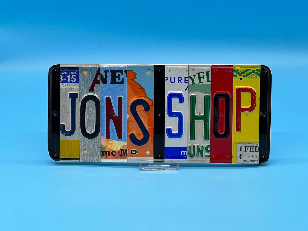 Personalized Gift, Custom Made License Plate Sign - Etsy