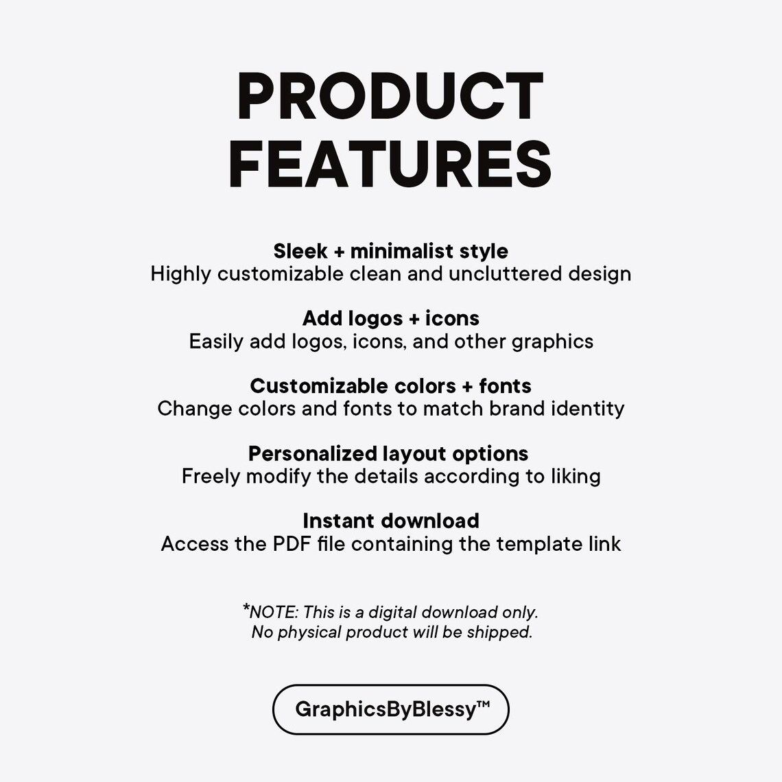 Aesthetic Business Card Canva Editable Template | Small Business ...