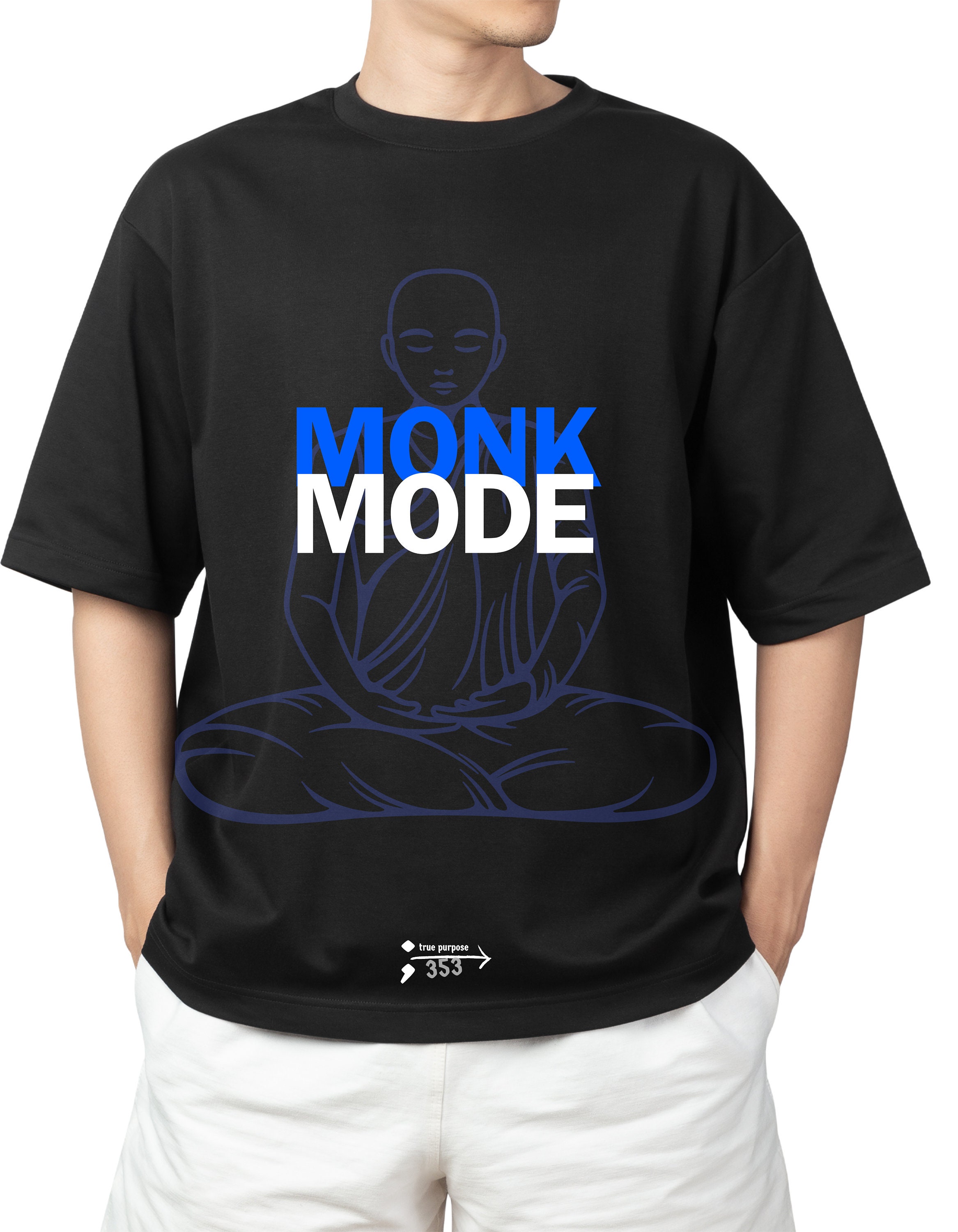Personal T-shirt Design Monk Mode T-shirt Personalized Tshirt ...