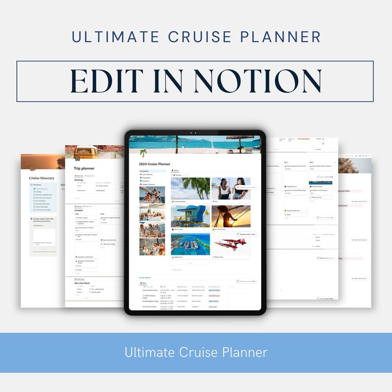 Cruise Planner , Travel Itinerary, Destination Planner, Packing List ...