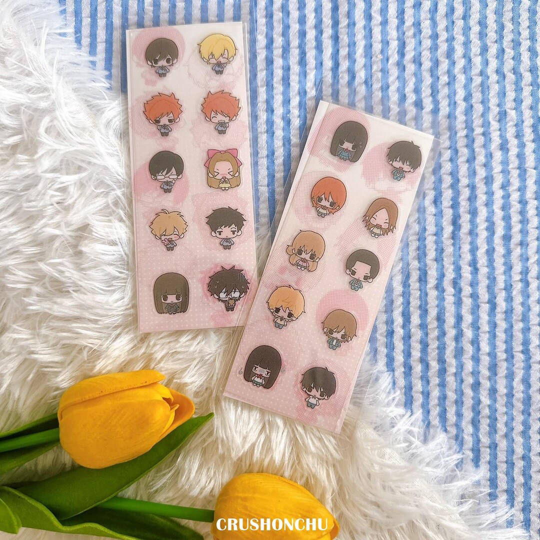 Sticker Ouran High School Host Club / Kimi Ni Todoke (set 2ea) - Etsy