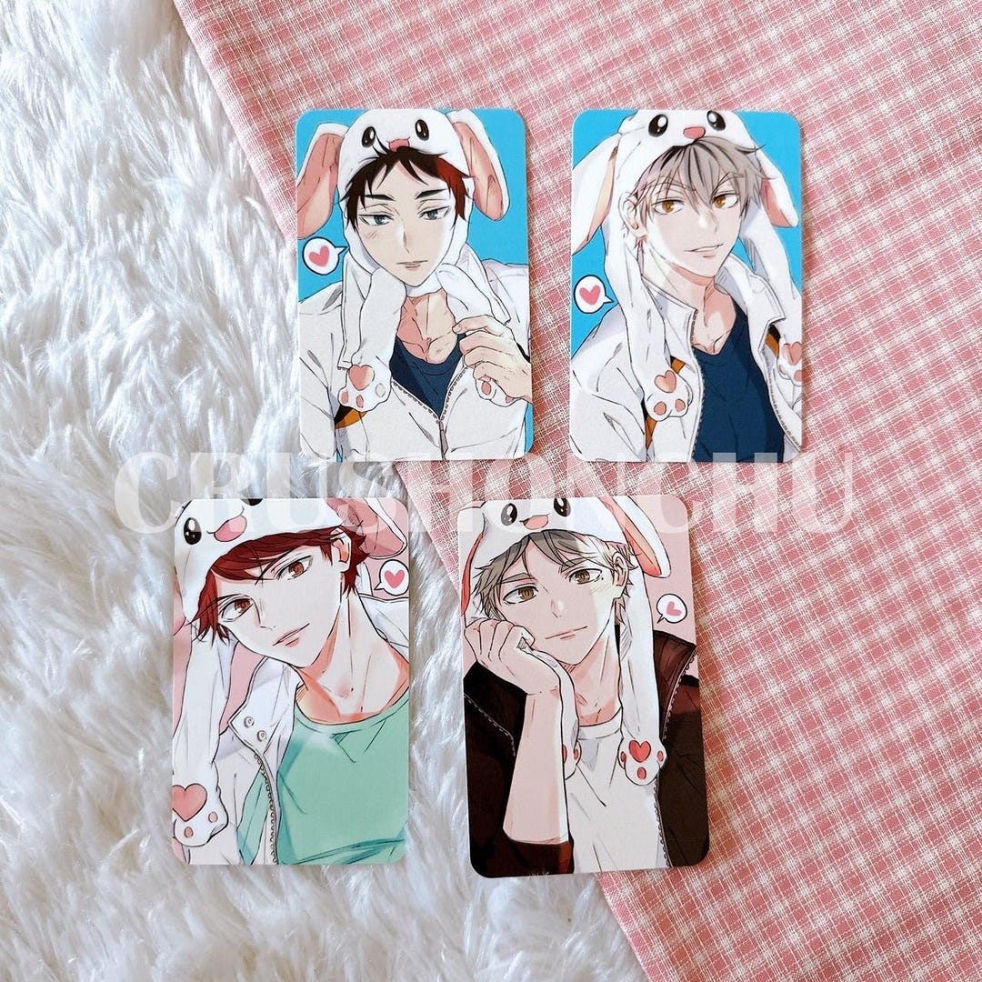 Photocard Haikyuu! (set 4ea) - Etsy