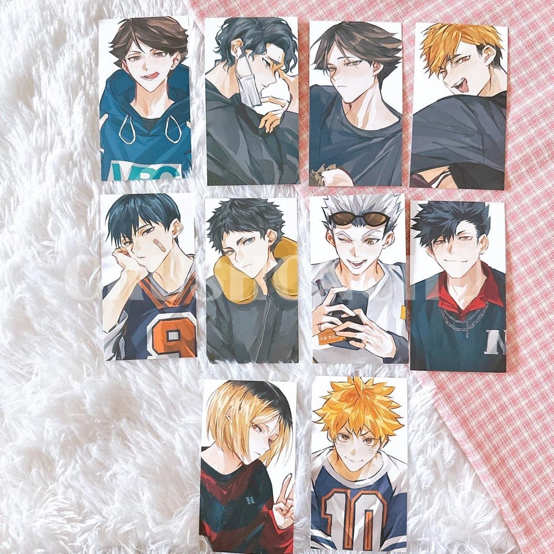 Photocard Haikyuu! (set 10ea) - Etsy