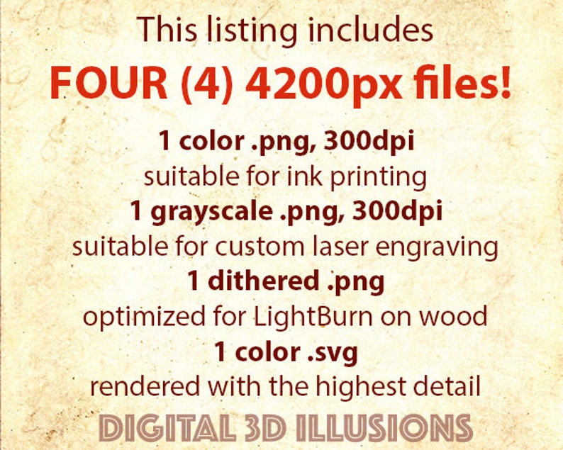 Owl Eyes Laser Engrave Color 3D Illusion PNG for Engraving and Printing ...