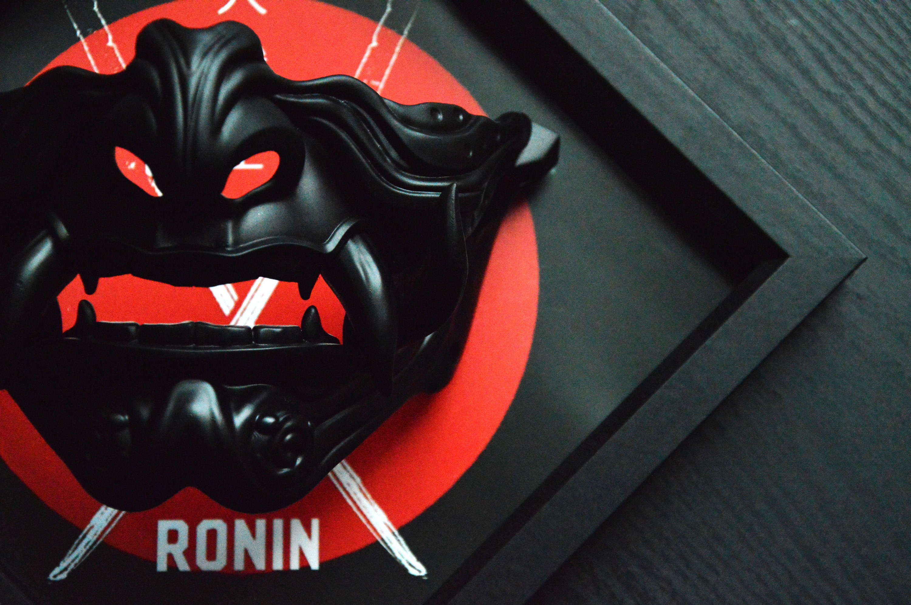 Wood Frame 3D 8x8 Wall Art Magnetic Oni Mask Removable - Etsy