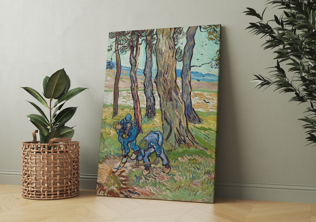Vincent Van Gogh, the Diggers 1889, Canvas, Print, Wall Art, Home Decor ...