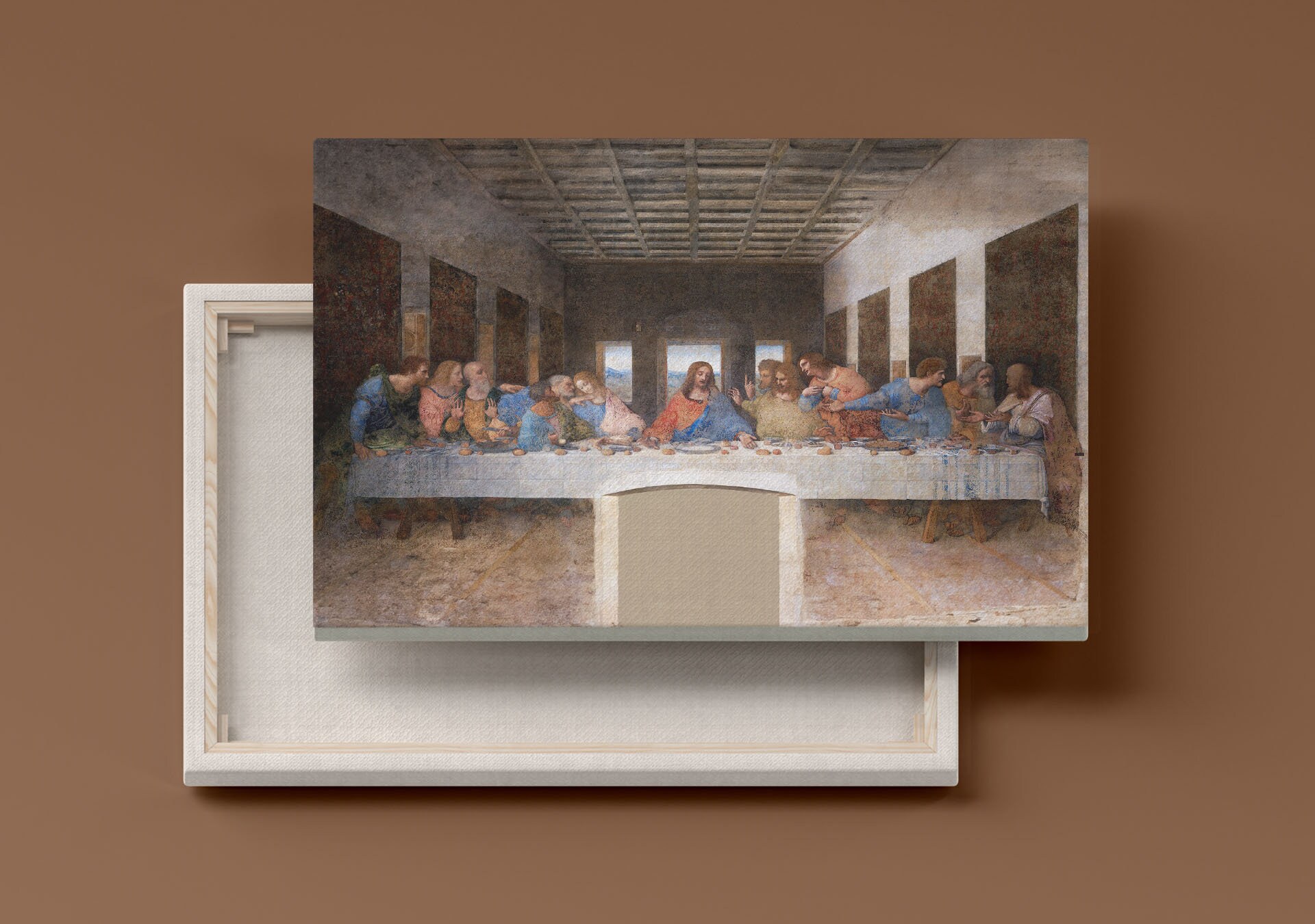 Leonardo Da Vinci's the Last Supper, Canvas, Print, Wall Art, Home ...