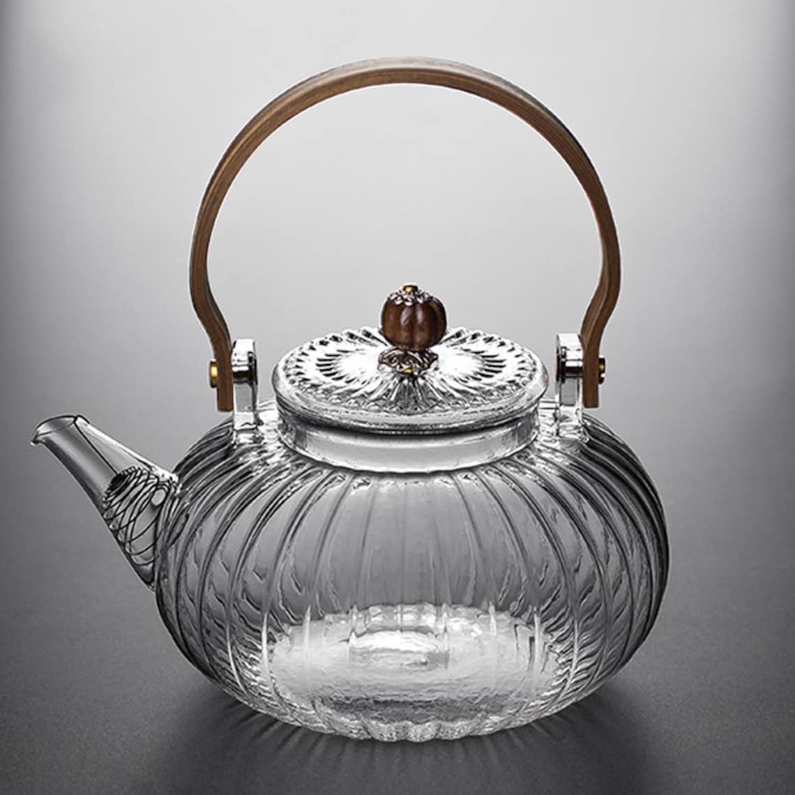 Petal Glass Teapot, High Temperature Resistant Teapot, Japanese Tea Set ...