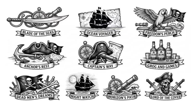 Pirate SVG Bundle – 50+ Skull & Treasure Designs (svg, Png, Eps) - Etsy