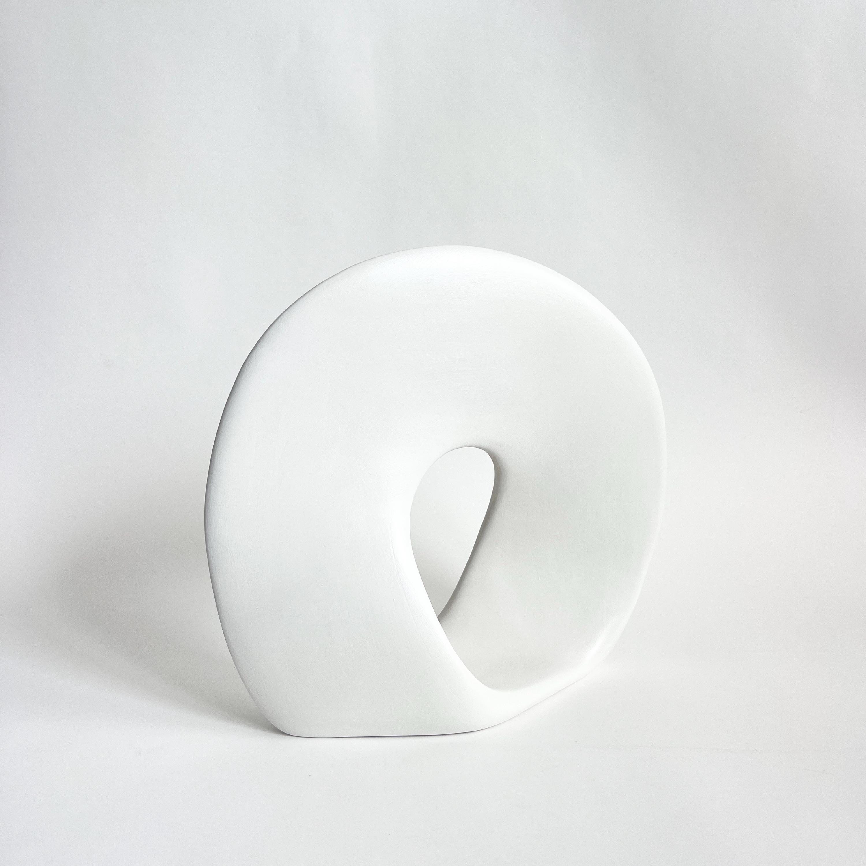 Abstract Sculpture Ceramic White Sculpture Collector's Item One of a ...