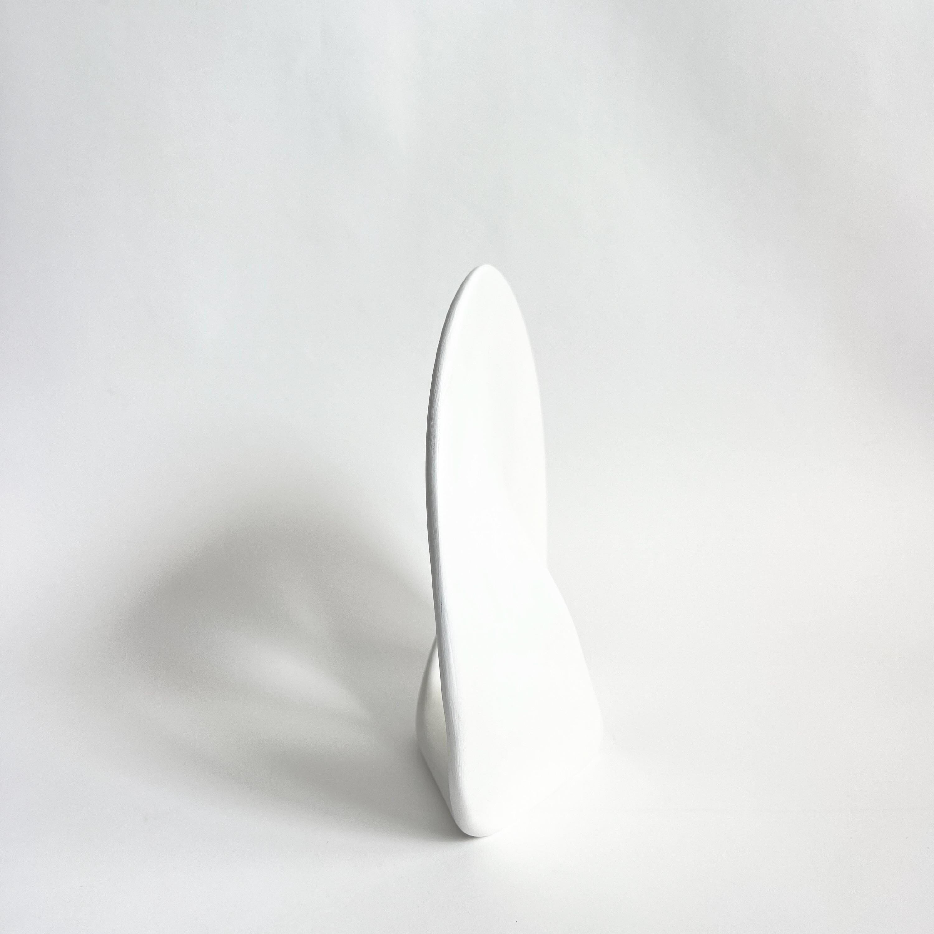 Abstract Sculpture Ceramic White Sculpture Collector's Item One of a ...